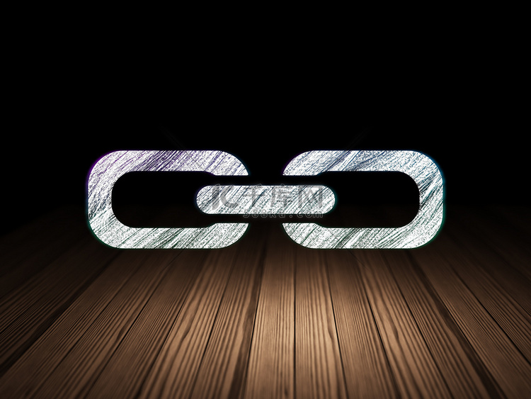 Web 开发概念：在 grunge 暗室中的链接高清摄影大图-千库网