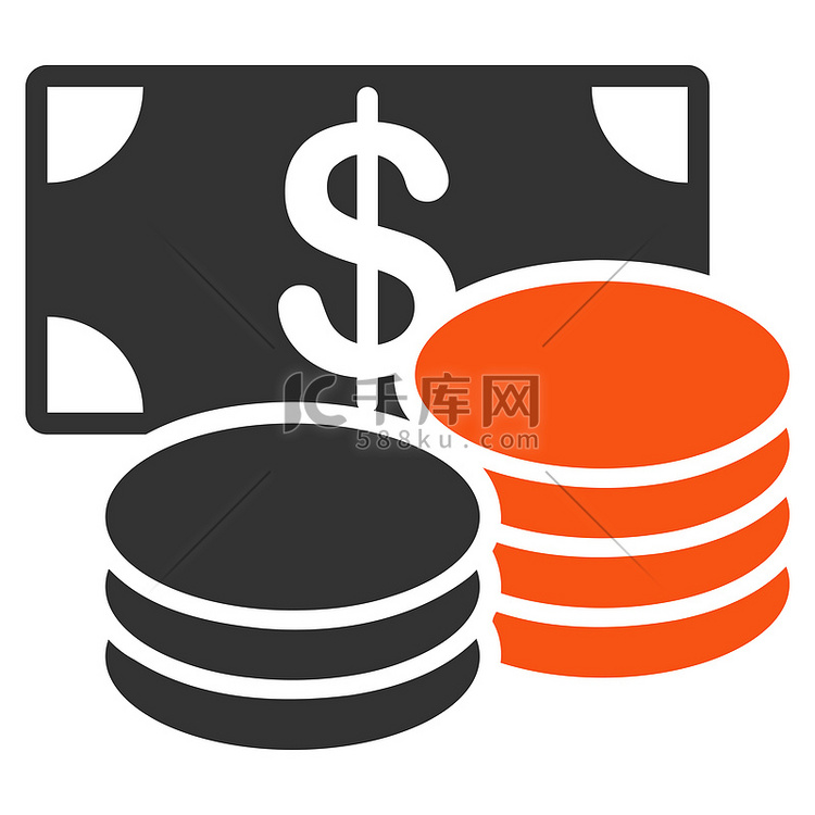 现金图标高清摄影大图-千库网