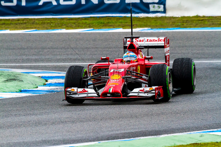 “Scuderia Ferrari F1 Team, Fernando Alonso, 2014”高清摄影大图-千库网