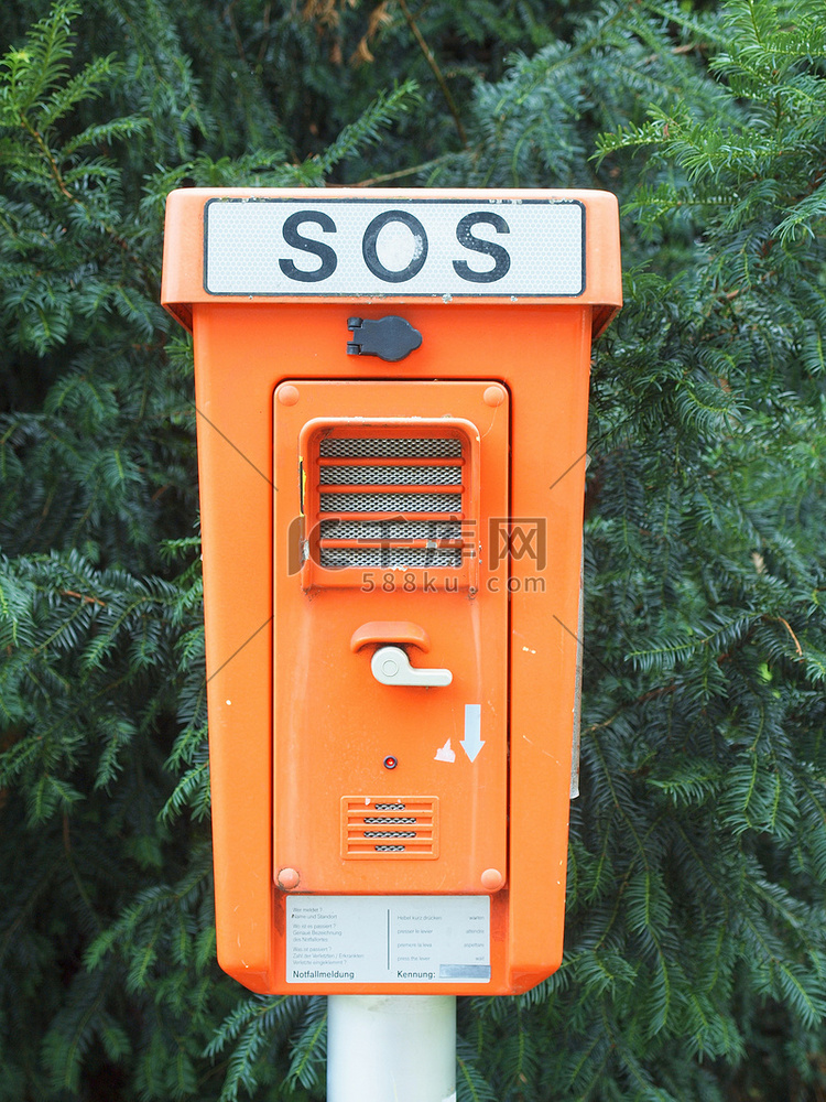 SOS 标志高清摄影大图-千库网