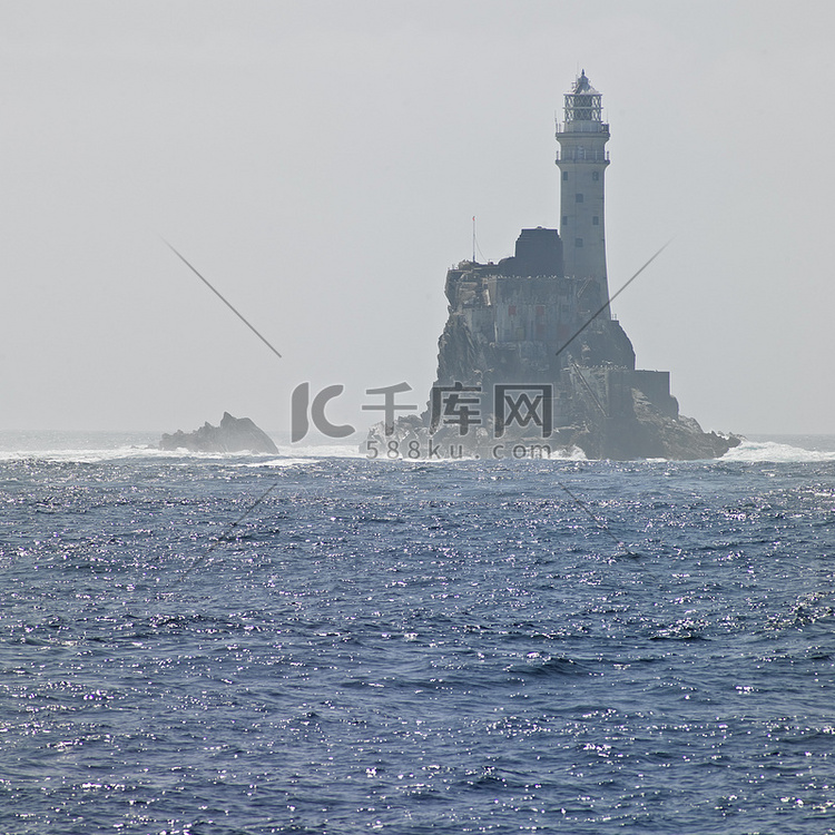 灯塔，Fastnet 岩石，科克郡，爱尔兰高清摄影大图-千库网
