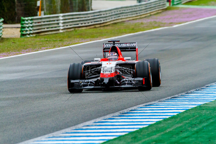 Marussia F1 车队，Jules Bianchi，2014高清摄影大图-千库网