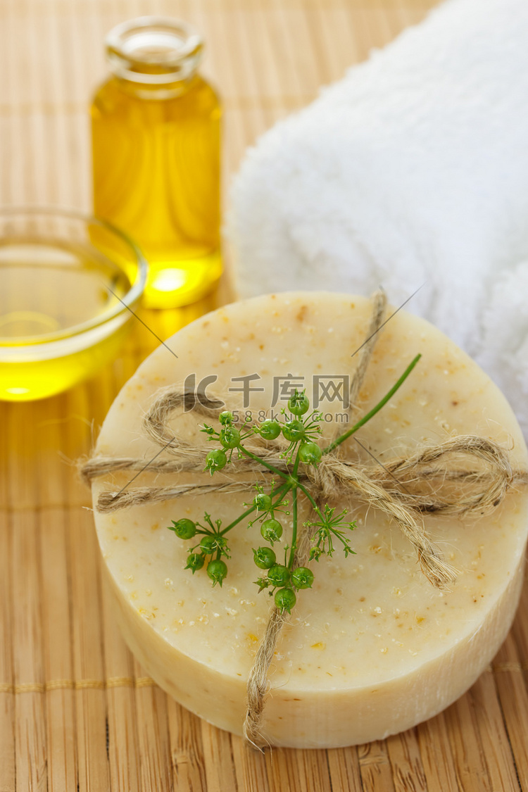 手工皂高清摄影大图-千库网