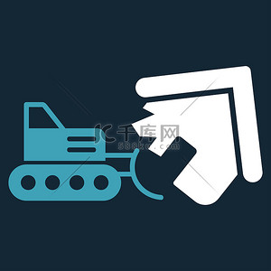 拆除图标高清摄影大图-千库网