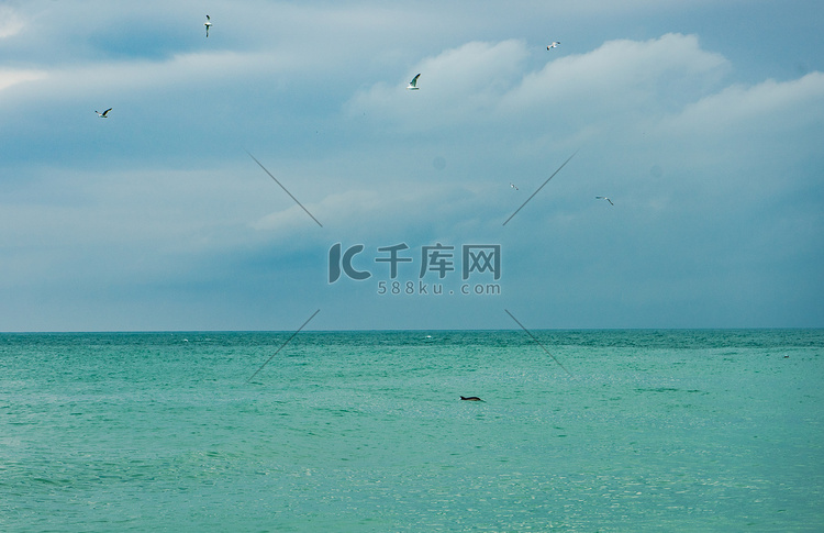 格鲁吉亚巴统夏季的风暴高清摄影大图-千库网