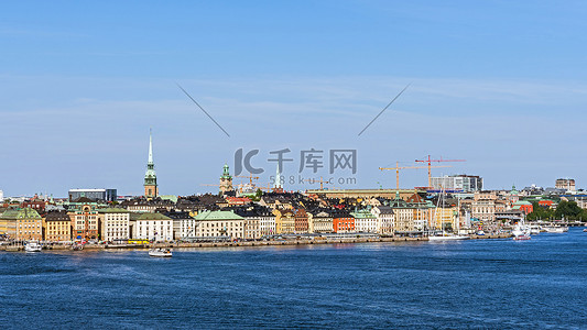 Gamla stan 的整体视图高清摄影大图-千库网
