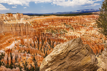 Amphitheatre Hoodoos Inspiration Point 布莱斯峡谷 犹他州高清摄影大图-千库网