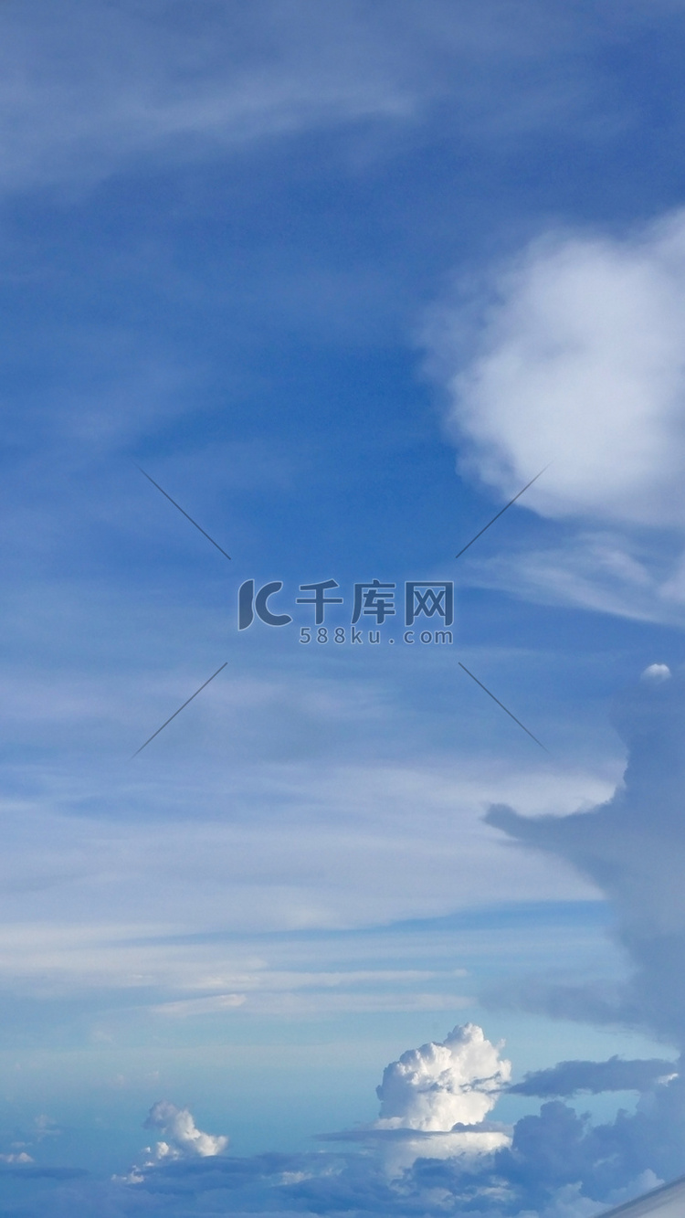 蓝天cloudscape框架布局背景高清摄影大图-千库网