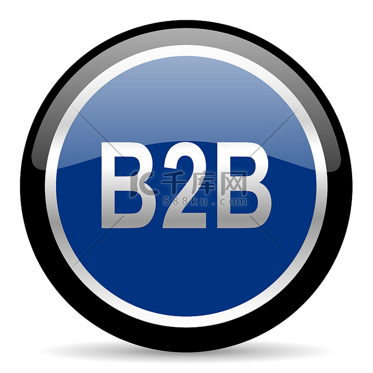 b2b 图标高清摄影大图-千库网