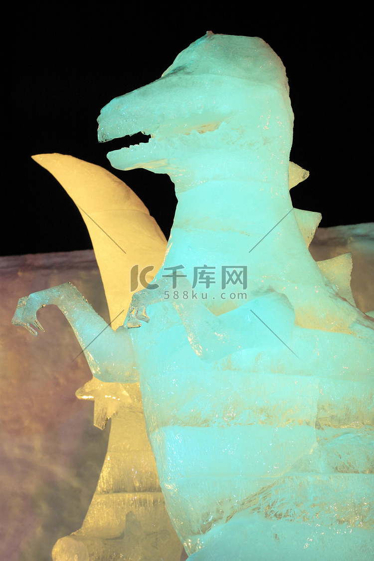 日本的雪祭高清摄影大图-千库网