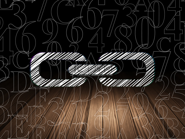 Web 开发概念：在 grunge 暗室中的链接高清摄影大图-千库网