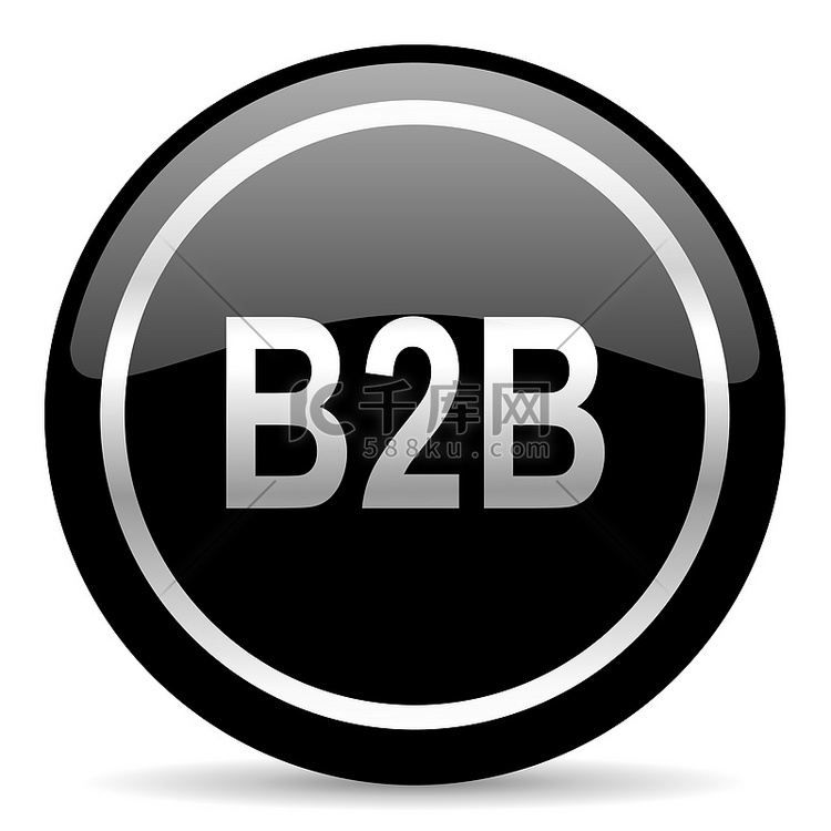 b2b 图标高清摄影大图-千库网