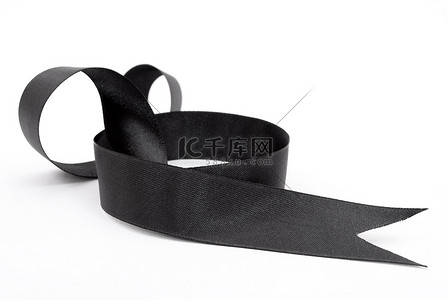 黑丝带高清摄影大图-千库网