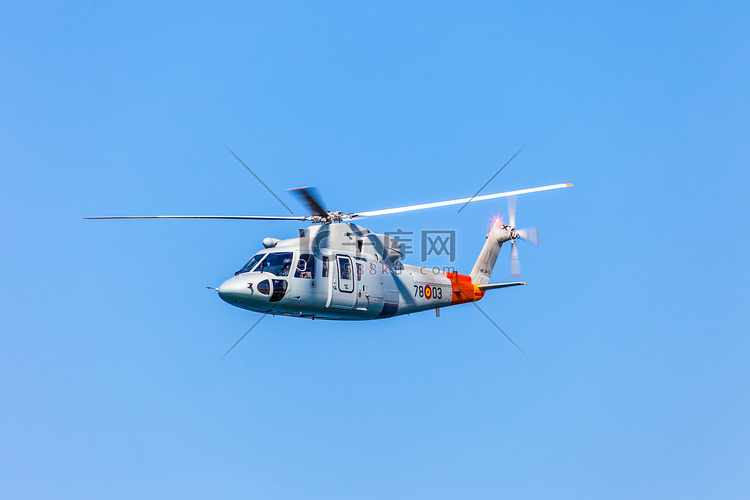 西科斯基 S-76C 直升机高清摄影大图-千库网