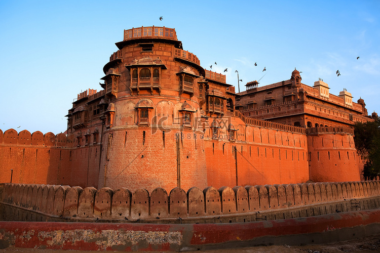 Junagarh Fort Bikaner 拉贾斯坦邦 印度高清摄影大图-千库网