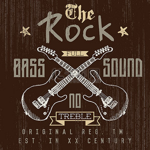 手绘rock摄影图片-手绘rock摄影作品-千库网