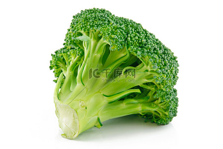 孤立的成熟西兰花卷心菜高清摄影大图-千库网