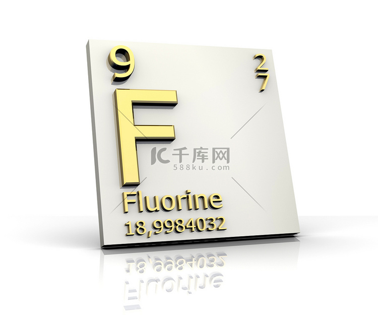 氟形式元素周期表高清摄影大图-千库网
