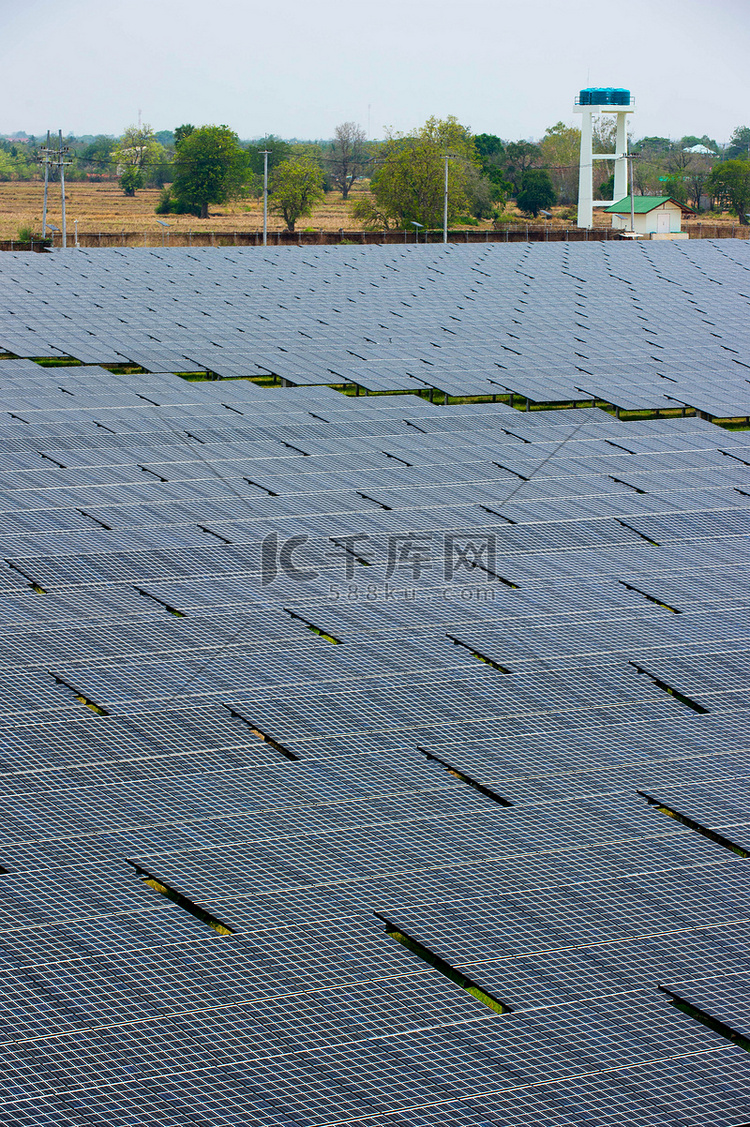 关闭太阳能电池利用太阳的能量高清摄影大图-千库网