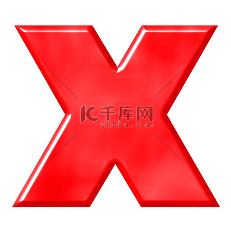 大红X高清摄影大图-千库网
