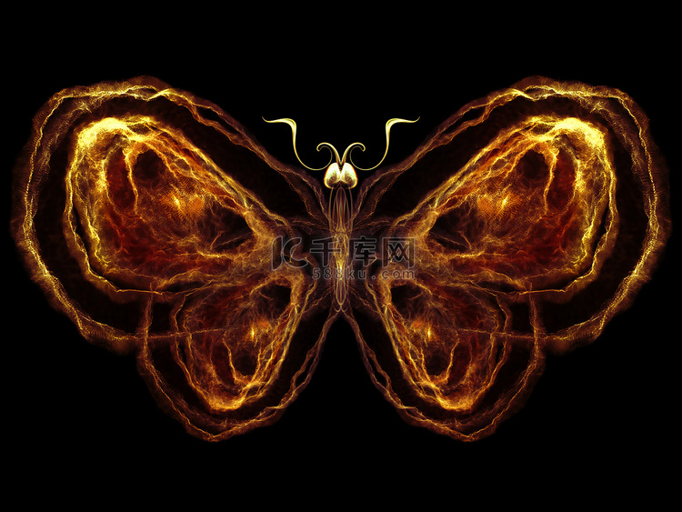 蝴蝶的魔法高清摄影大图-千库网