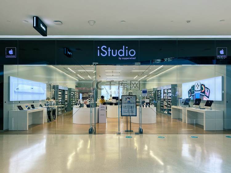 iStudio，Copperwired 的 Apple 精品店，位于泰国曼谷中央大使馆高清摄影大图-千库网
