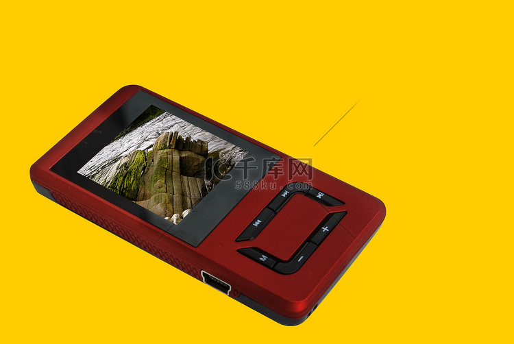 带 LCD 的 MP4 播放器高清摄影大图-千库网