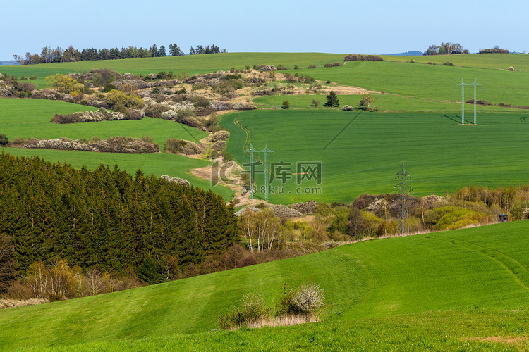 夏天农村 sping 景观高清摄影大图-千库网