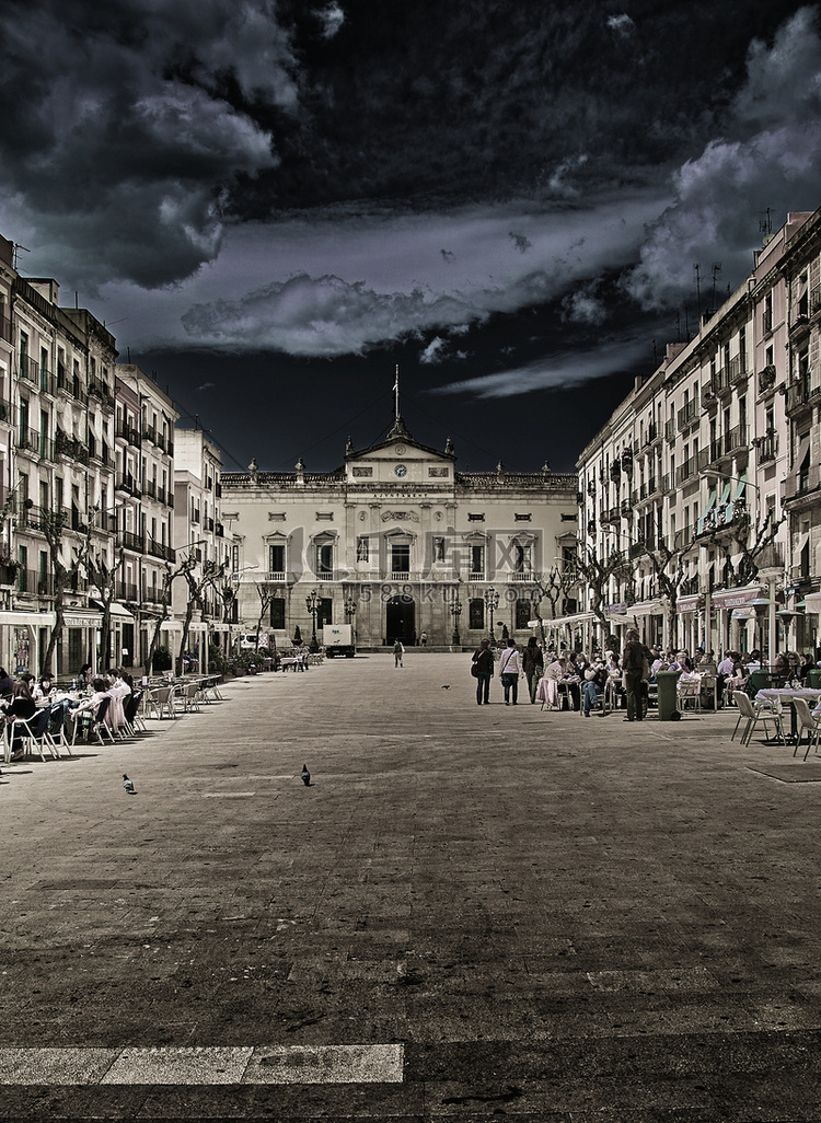 广场高清摄影大图-千库网