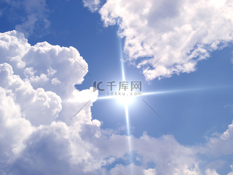 蓝天白云高清摄影大图-千库网