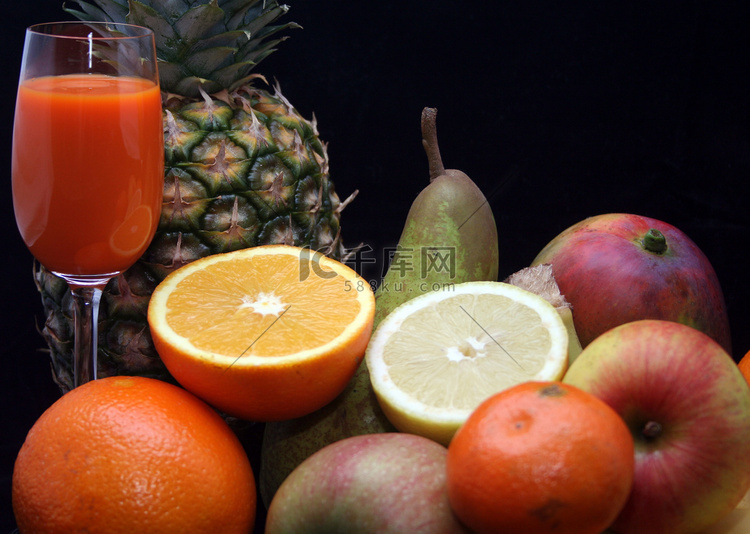 新鲜水果高清摄影大图-千库网