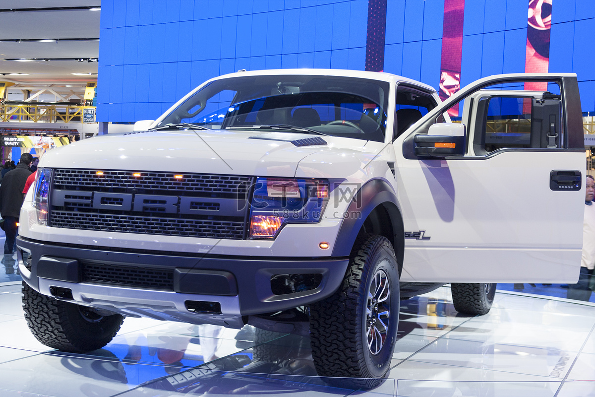 底特律-1 月 26 日：新的 2015 Fprd 猛禽 f150 皮卡车高清摄影大图-千库网