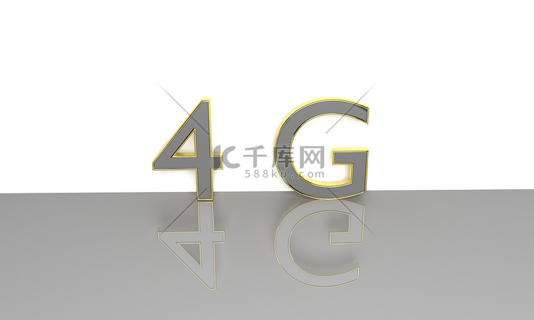 4G 3d 文本。高清摄影大图-千库网