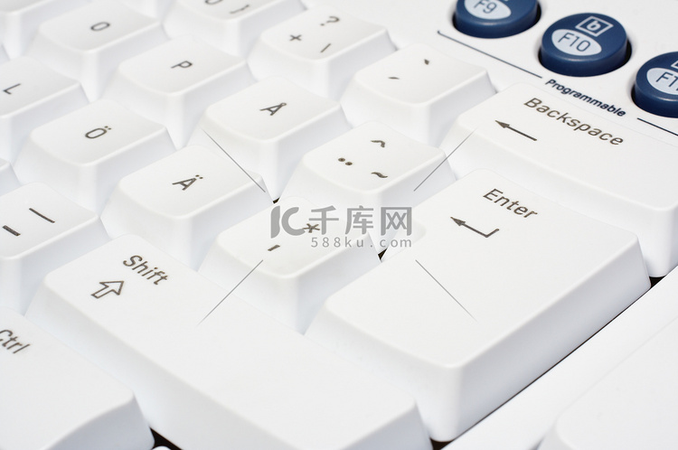 键盘特写高清摄影大图-千库网