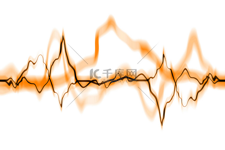 抽象电波高清摄影大图-千库网