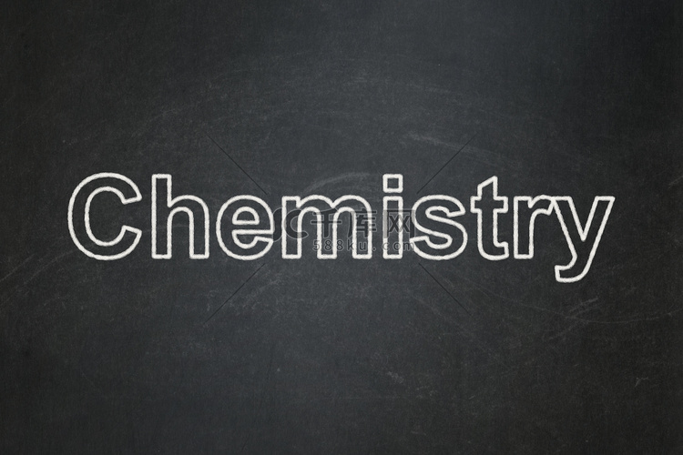 教育理念： 黑板背景上的化学高清摄影大图-千库网