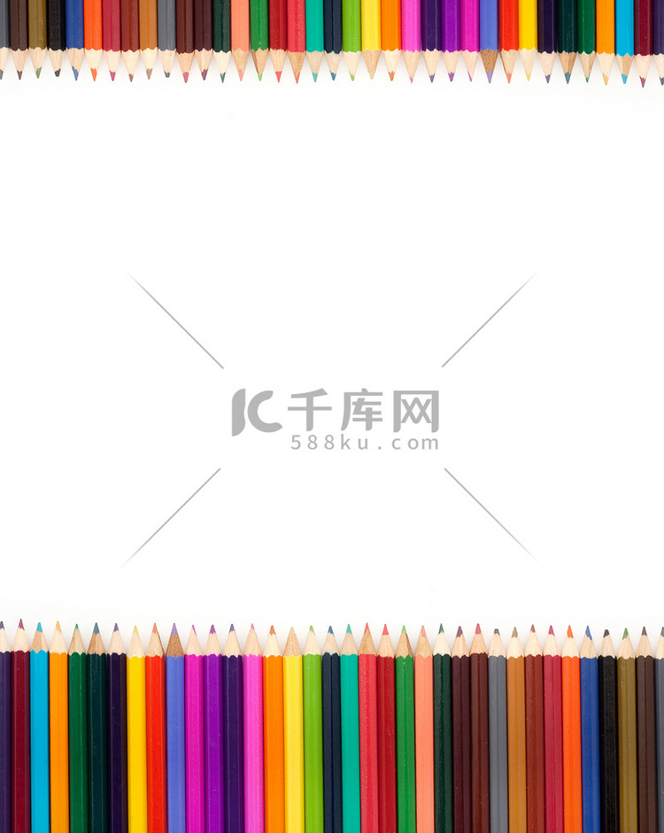 各种各样的彩色铅笔高清摄影大图-千库网
