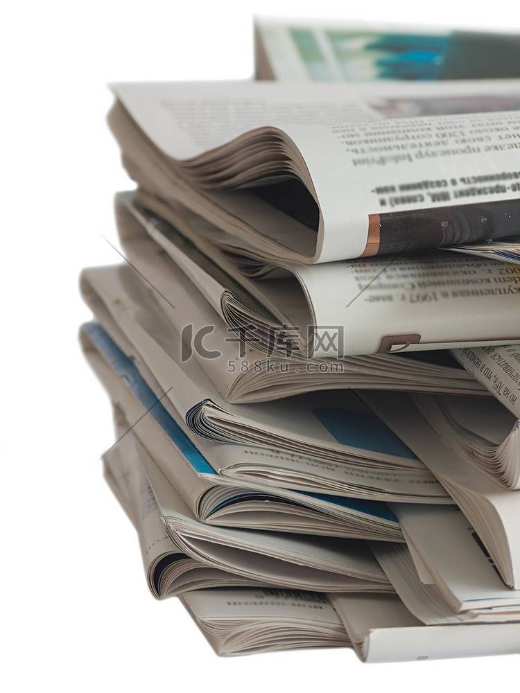 报纸列表高清摄影大图-千库网