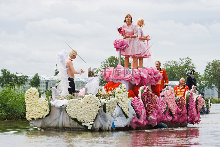 Westland Floating Flower Parade 2009，荷兰高清摄影大图-千库网