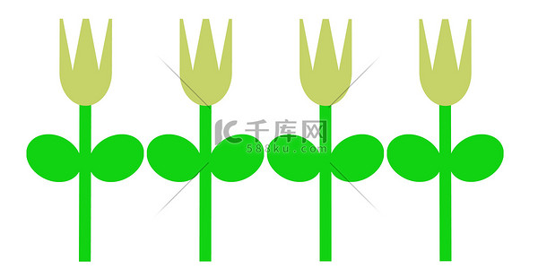 黄春郁金香高清摄影大图-千库网