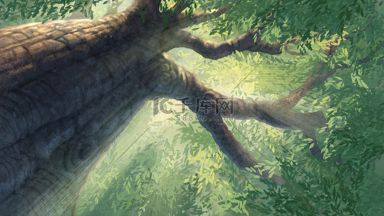 在大树下高清摄影大图-千库网