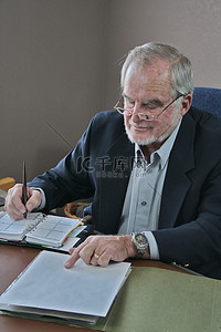 企业主管高清摄影大图-千库网