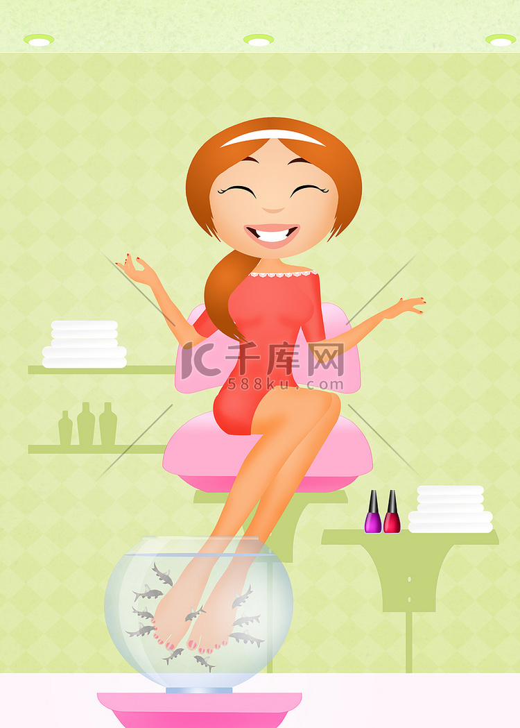 用 garra rufa 修脚高清摄影大图-千库网