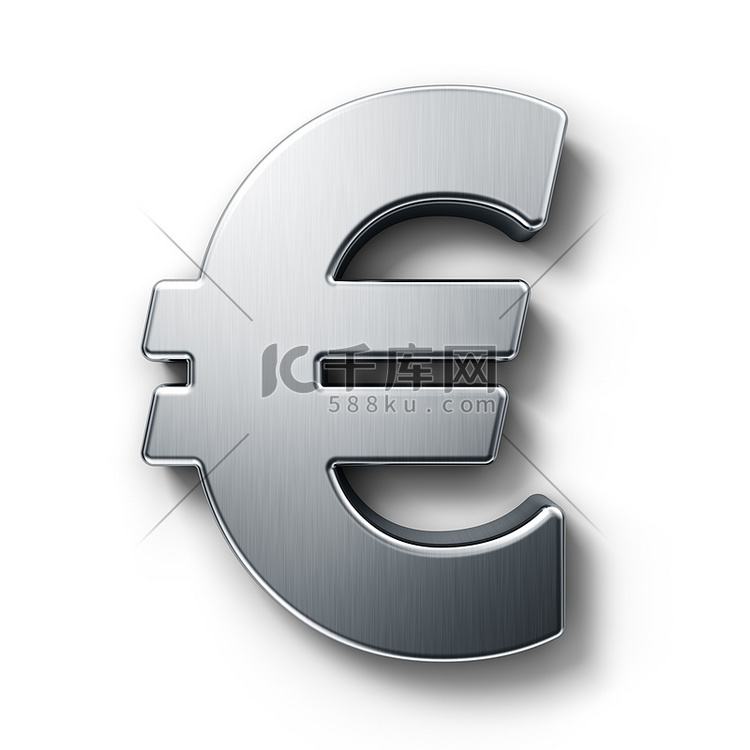 欧元符号高清摄影大图-千库网