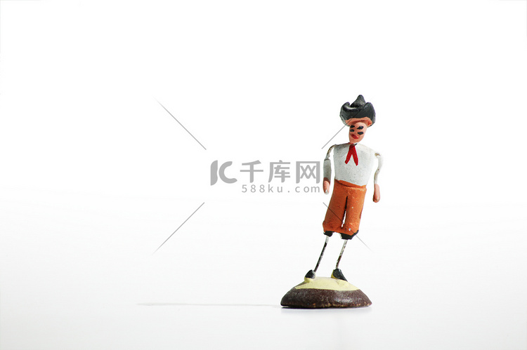 墨西哥粘土玩具公仔高清摄影大图-千库网