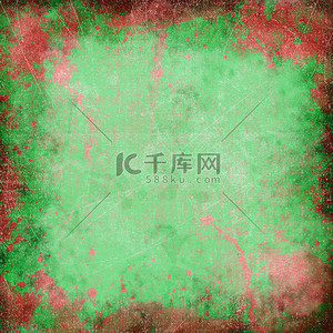 带有绿色污渍的红纸高清摄影大图-千库网