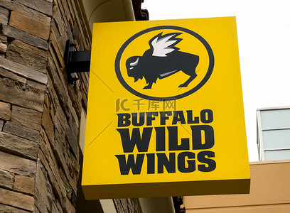 Buffalo Wild Wings 外观和标志高清摄影大图-千库网