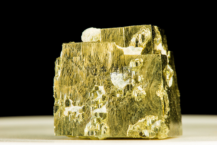 Pyrit，宝石的特写高清摄影大图-千库网