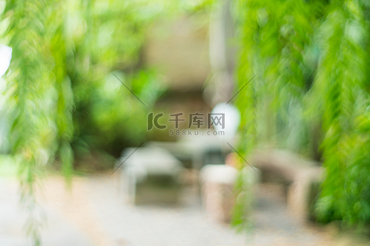 模糊咖啡和 restutant 咖啡馆与客户背景。高清摄影大图-千库网