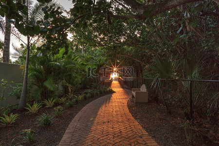 Bluebill Beach 进入 Delnor-Wiggins Pass 州立公园高清摄影大图-千库网